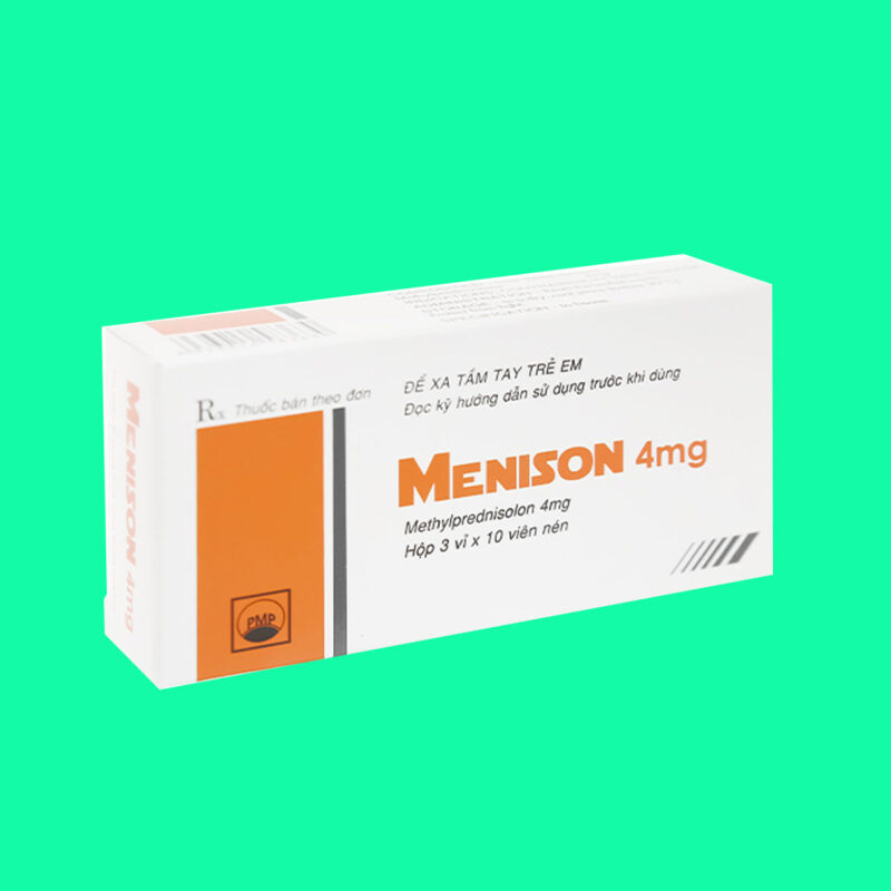 Menison 4mg là thuốc gì? Liều dùng như thế nào? - Dược sĩ Lưu Văn Hoàng