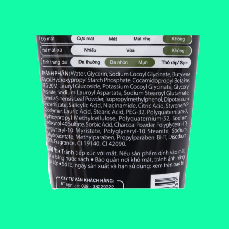 Sữa rửa mặt Oxy Total Anti-Acne giúp làm dịu da và giảm mụn sau 7 ngày ...