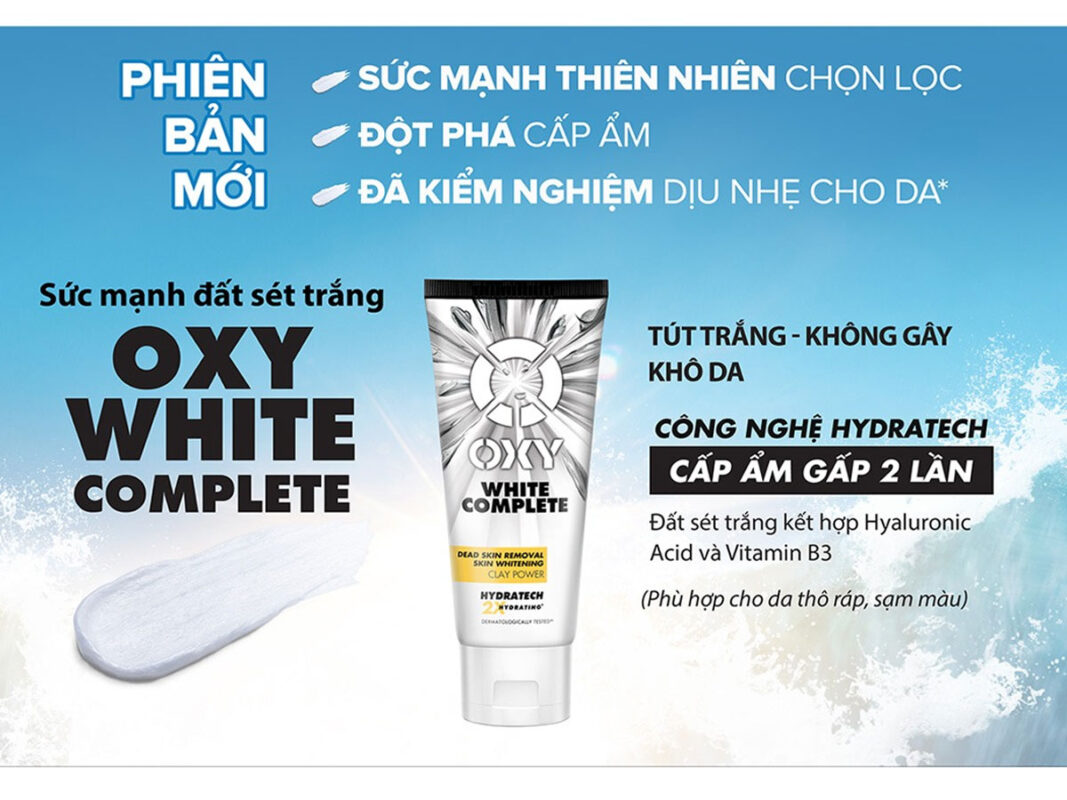 Sữa rửa mặt Oxy White Complete tút da trắng khỏe hơn - Dược sĩ Lưu Văn ...