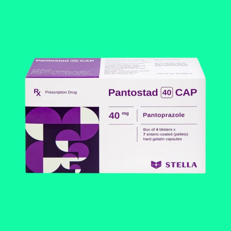 Thuốc Pantostad 40 CAP trị trào ngược dạ dày hiệu quả, an toàn - Dược ...