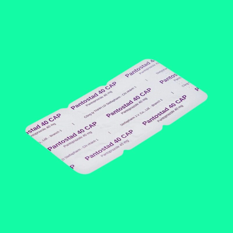 Thuốc Pantostad 40 CAP trị trào ngược dạ dày hiệu quả, an toàn - Dược ...