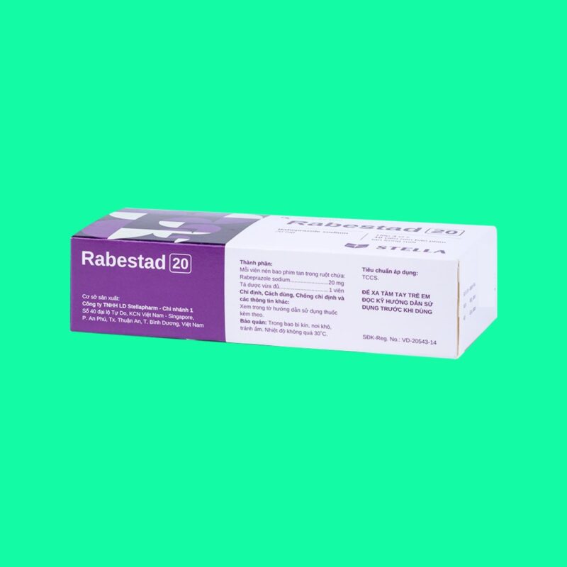 Thuốc Rabestad 20 điều trị các bệnh dư thừa axit dạ dày - Dược sĩ Lưu ...
