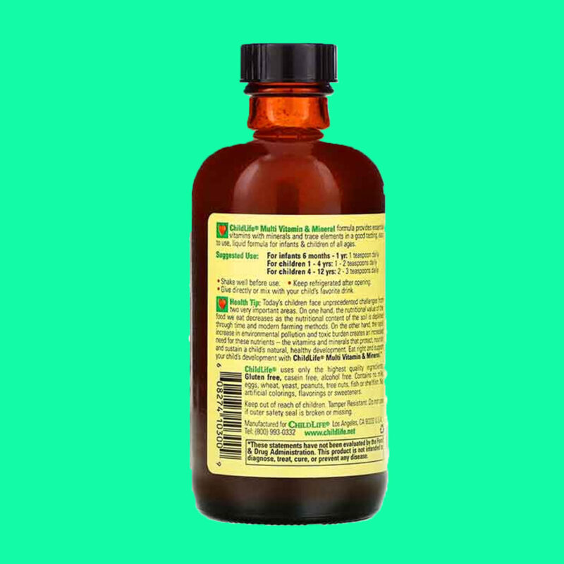 ChildLife Multi Vitamin Mineral: Bổ sung vitamin và khoáng chất cho trẻ ...