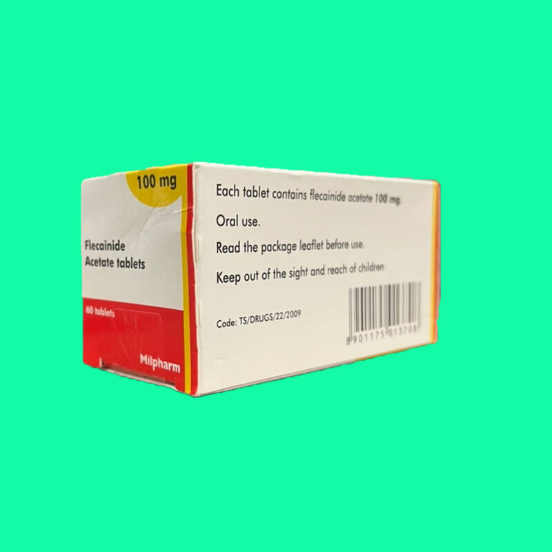 Thuốc Flecainide Acetate Tablets 100mg Milpharm: Dự phòng và điều trị ...