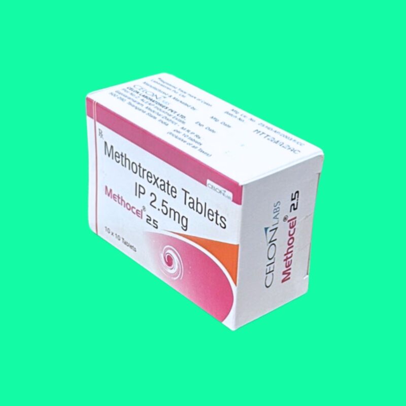 Thuốc Methocel 2.5 (Methotrexate Tablets IP 2,5mg Hàng Ấn Độ) giá bao ...