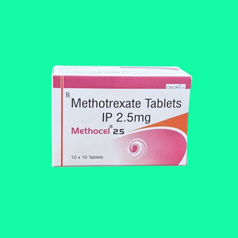 Thuốc Methocel 2.5 (Methotrexate Tablets IP 2,5mg Hàng Ấn Độ) giá bao ...