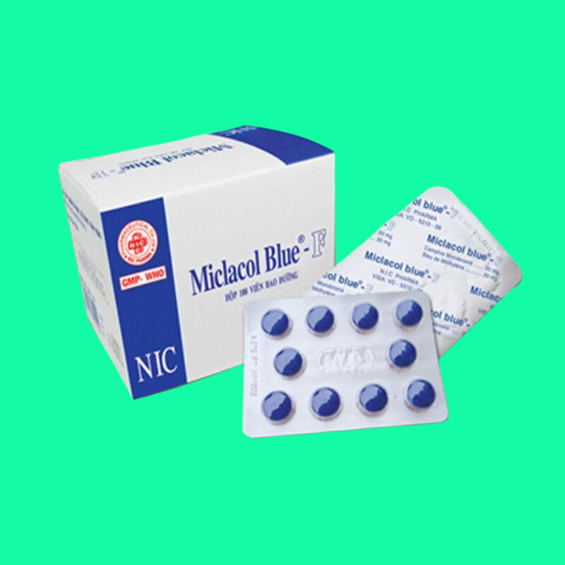 Thuốc Miclacol Blue - F điều trị viêm đường tiết niệu - Dược sĩ Lưu Văn ...