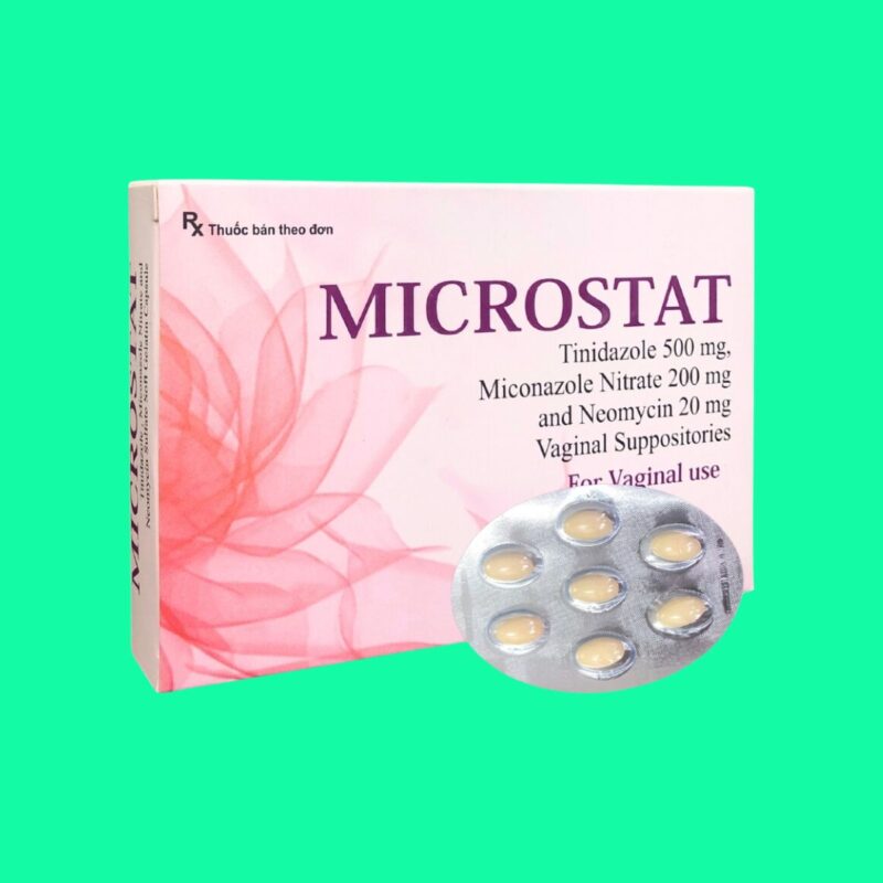 Thuốc đặt âm đạo Microstat giá bao nhiêu, mua ở đâu? - Dược sĩ Lưu Văn ...
