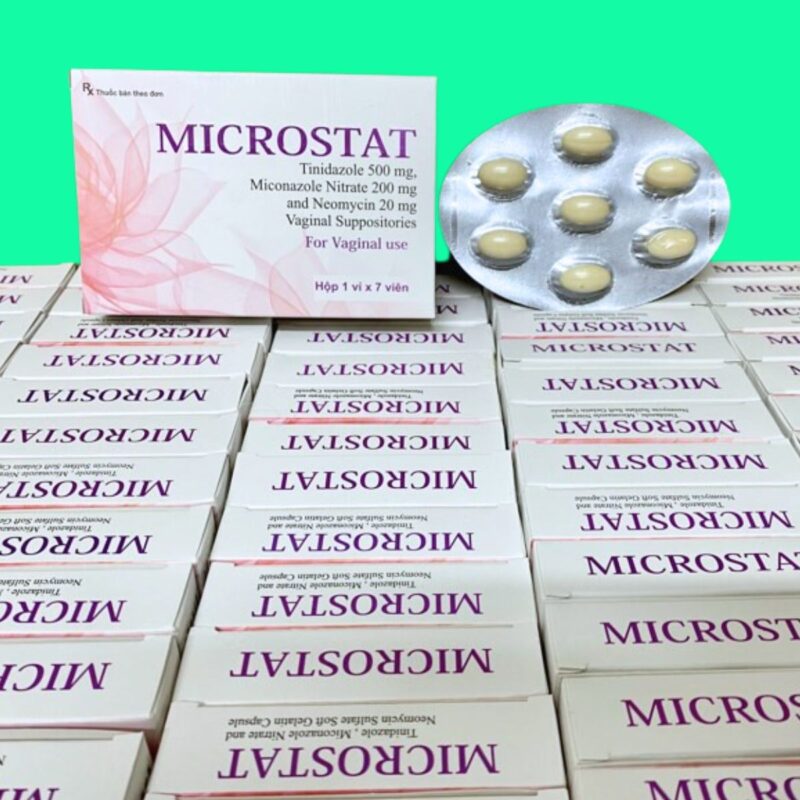 Thuốc đặt âm đạo Microstat giá bao nhiêu, mua ở đâu? - Dược sĩ Lưu Văn ...