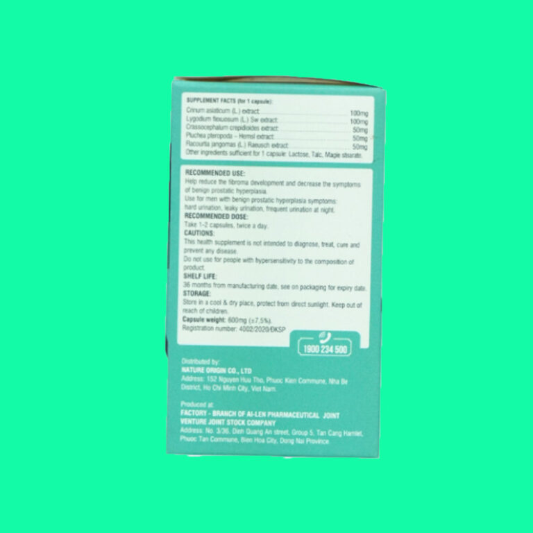 Prostanix: Giảm các triệu chứng của bệnh u xơ tiền liệt tuyến - Dược sĩ ...