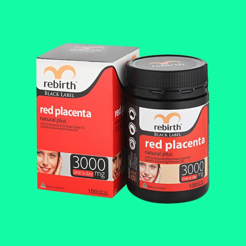 Nhau thai cừu Rebirth Black Label Red Placenta 3000mg của Úc có tốt ...