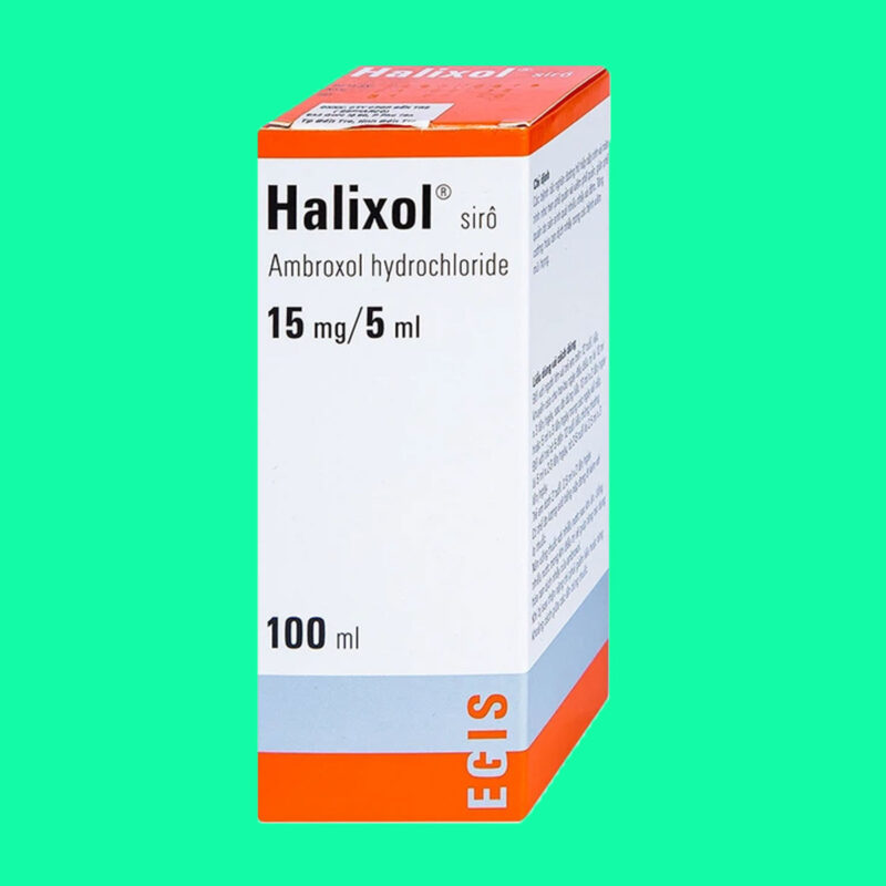 Thuốc Halixol 15mg/5ml: Điều trị bệnh đường hô hấp, tan đàm trong viêm ...