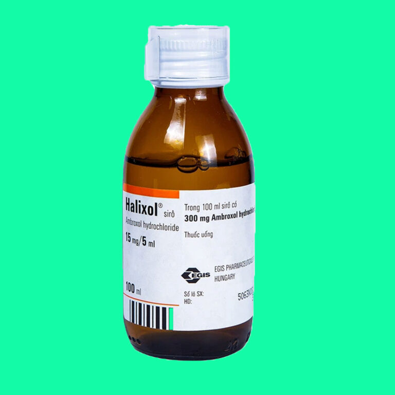 Thuốc Halixol 15mg/5ml: Điều trị bệnh đường hô hấp, tan đàm trong viêm ...