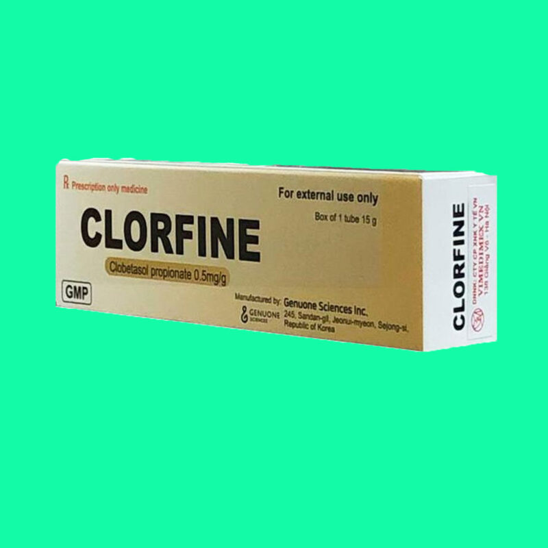 Thuốc Clorfine 15g: Điều trị các tình trạng ngứa, mẫn đỏ, da đóng vảy ...