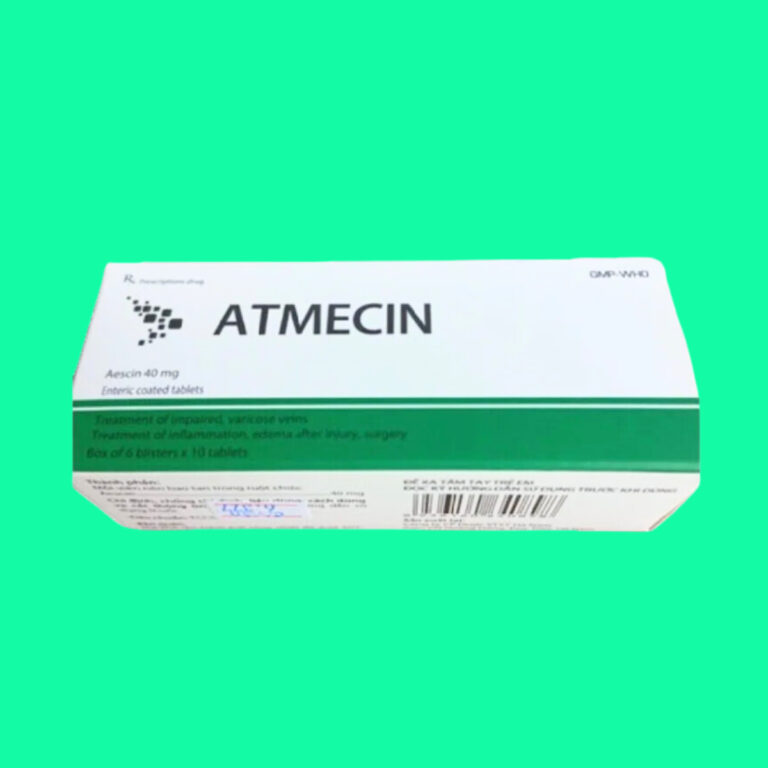Thuốc Atmecin 40mg - Điều trị thiểu năng tĩnh mạch, tụ máu - Dược sĩ ...