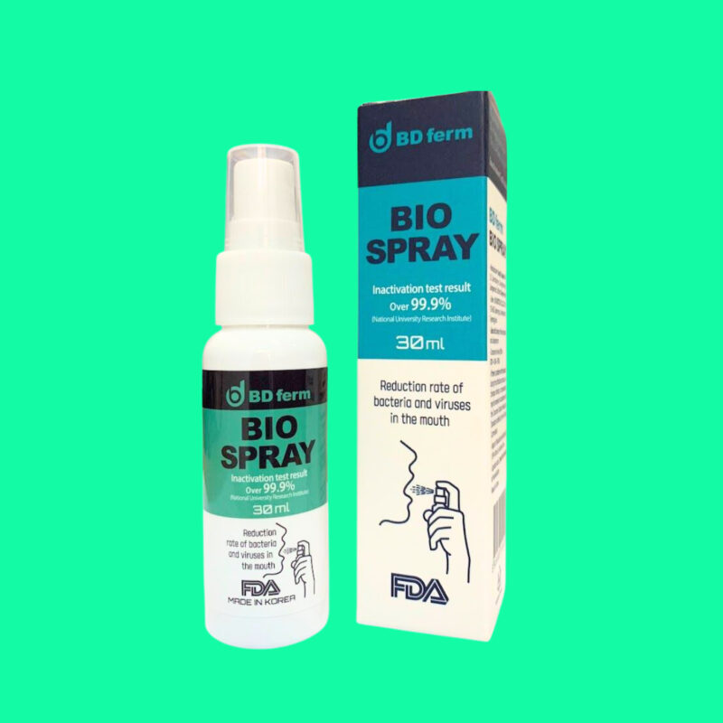 Xịt họng sinh học BD ferm Bio Spray - Ngăn ngừa bệnh hô hấp - Dược sĩ ...
