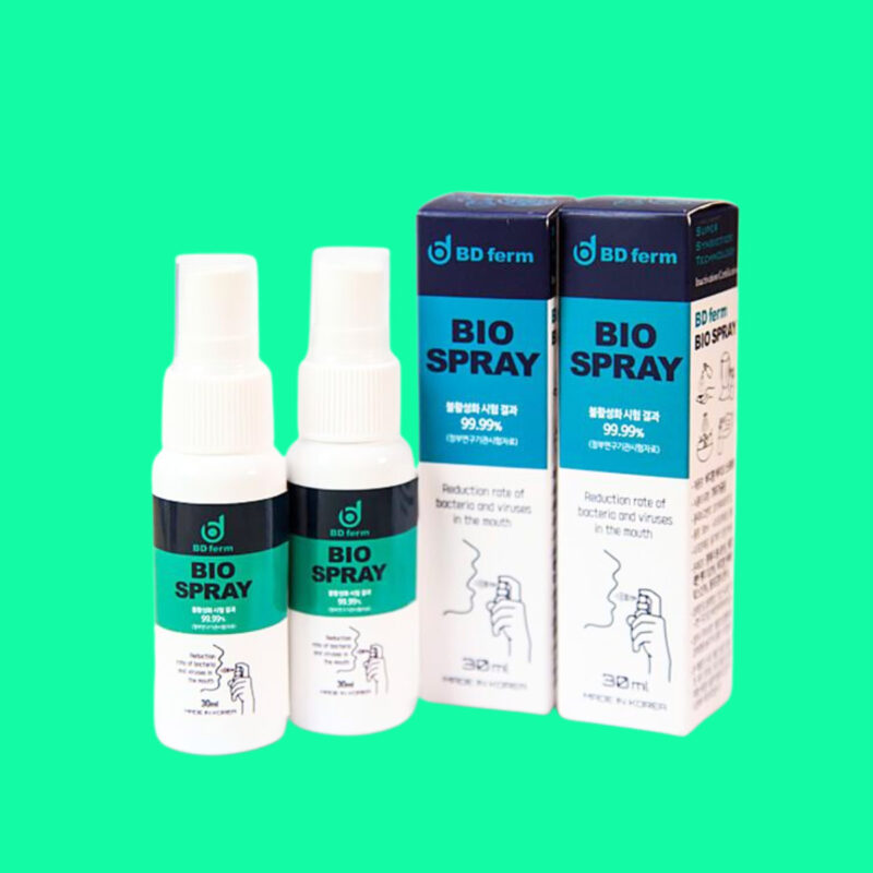 Xịt họng sinh học BD ferm Bio Spray - Ngăn ngừa bệnh hô hấp - Dược sĩ ...