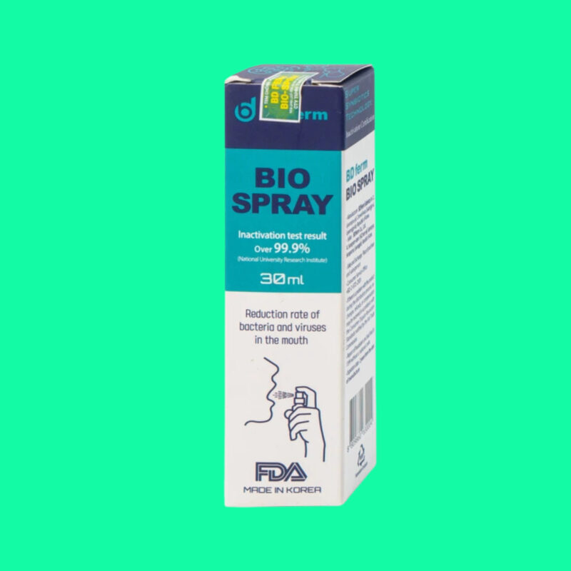 Xịt họng sinh học BD ferm Bio Spray - Ngăn ngừa bệnh hô hấp - Dược sĩ ...