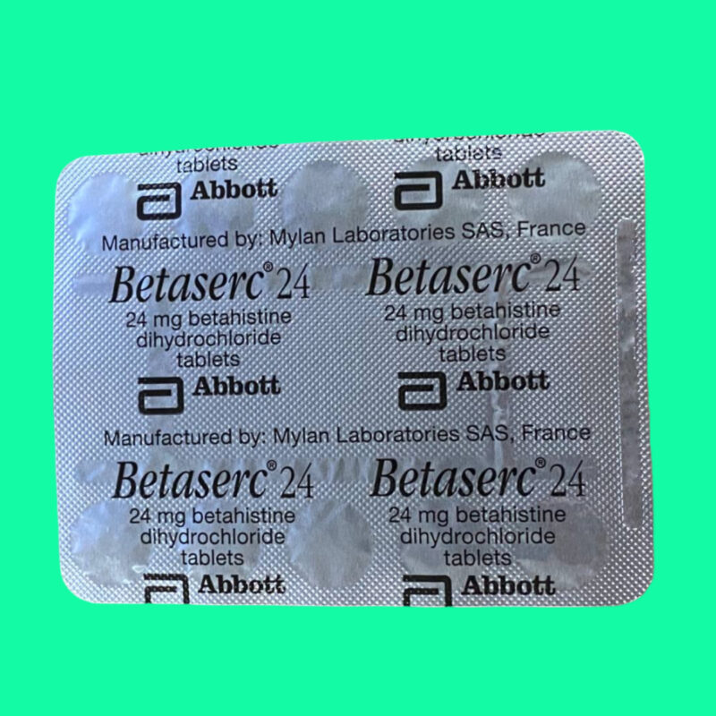 Thuốc Betaserc 24mg Abbott - Điều trị chóng mặt - Dược sĩ Lưu Văn Hoàng