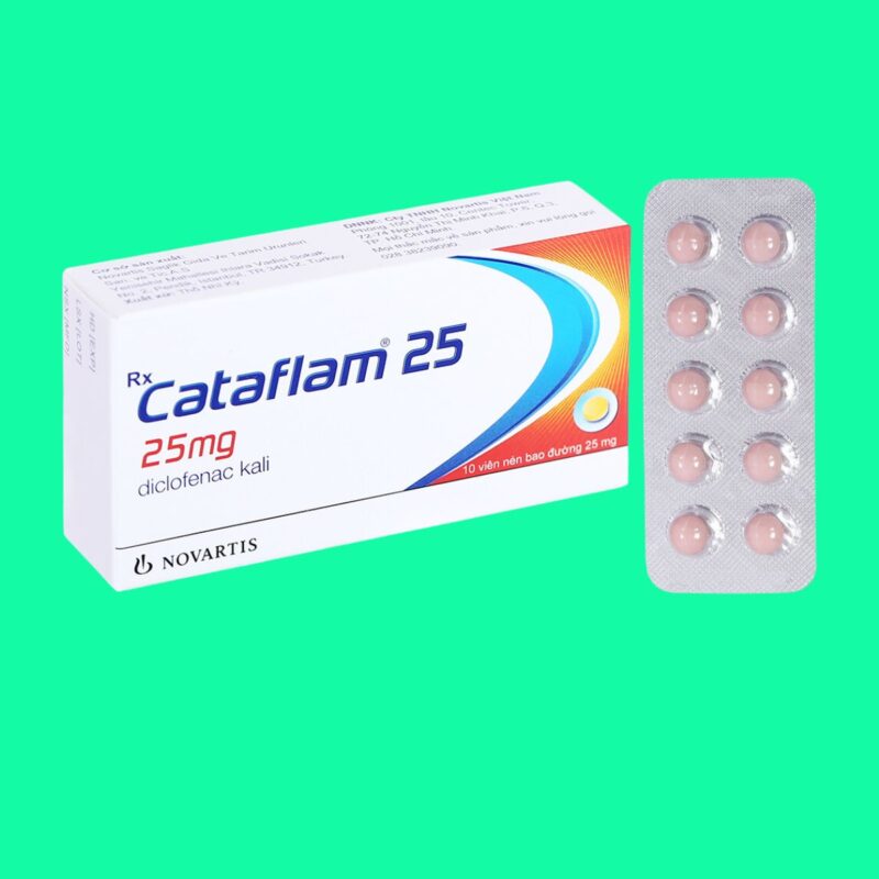 Thuốc Cataflam 25: điều trị viêm đau xương khớp - Dược sĩ Lưu Văn Hoàng