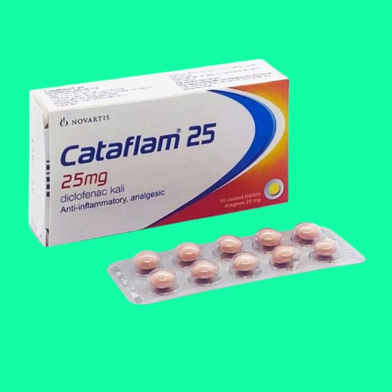 Thuốc Cataflam 25: điều trị viêm đau xương khớp - Dược sĩ Lưu Văn Hoàng