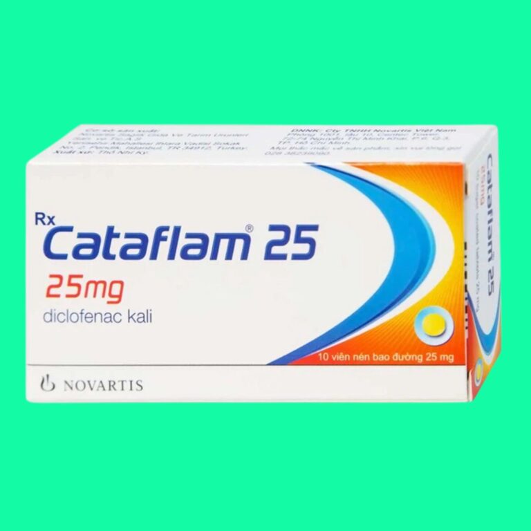 Thuốc Cataflam 25: điều trị viêm đau xương khớp - Dược sĩ Lưu Văn Hoàng