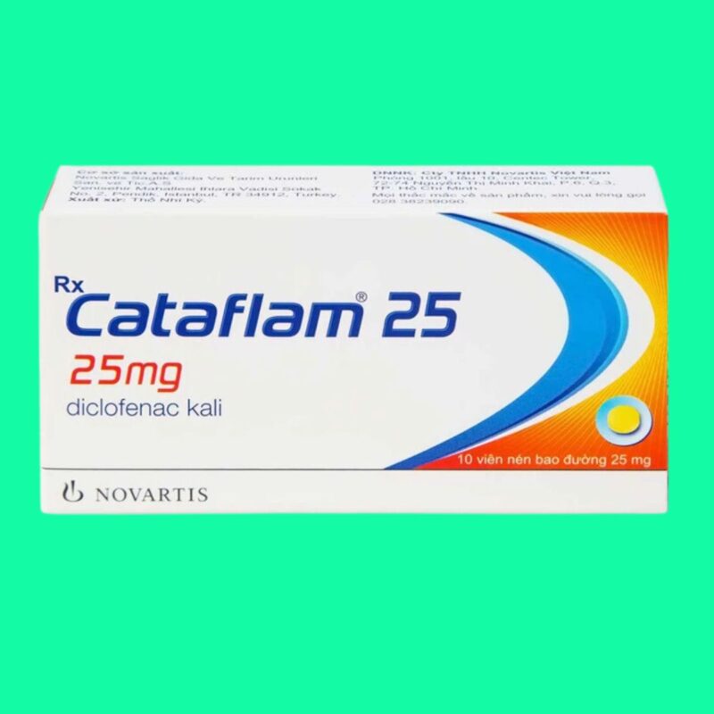 Thuốc Cataflam 25: điều trị viêm đau xương khớp - Dược sĩ Lưu Văn Hoàng