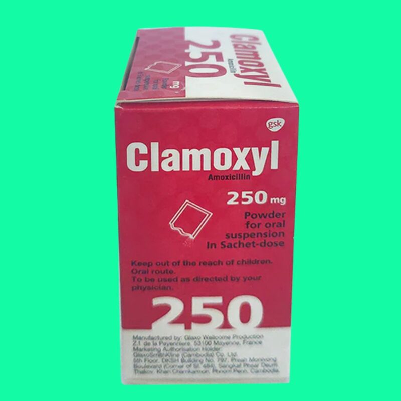 Thuốc Clamoxyl 250mg điều trị nhiễm khuẩn - Dược sĩ Lưu Văn Hoàng