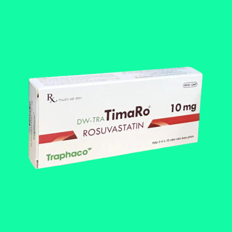 Thuốc DW-TRA TimaRo 10mg - Điều trị tăng cholesterol máu - Dược sĩ Lưu ...
