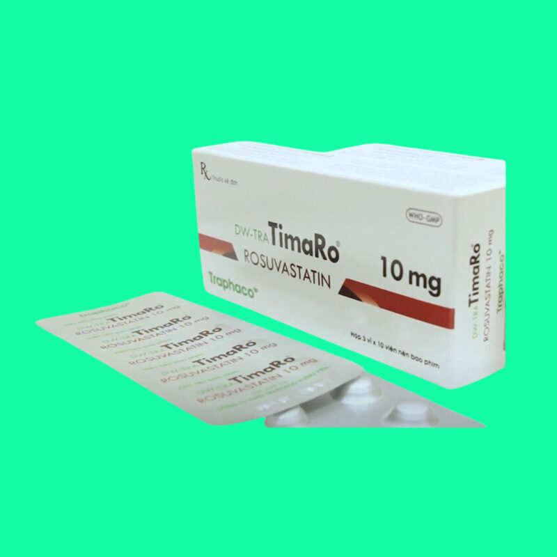 Thuốc DW-TRA TimaRo 10mg - Điều trị tăng cholesterol máu - Dược sĩ Lưu ...