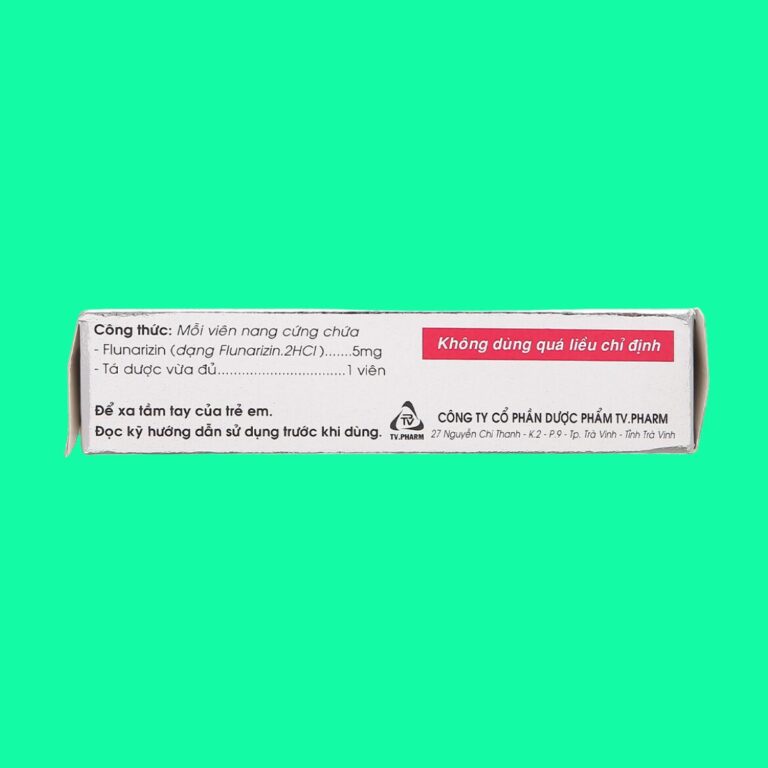 Thuốc Flunarizine 5mg TV.Pharm trị đau nửa đầu - Dược sĩ Lưu Văn Hoàng