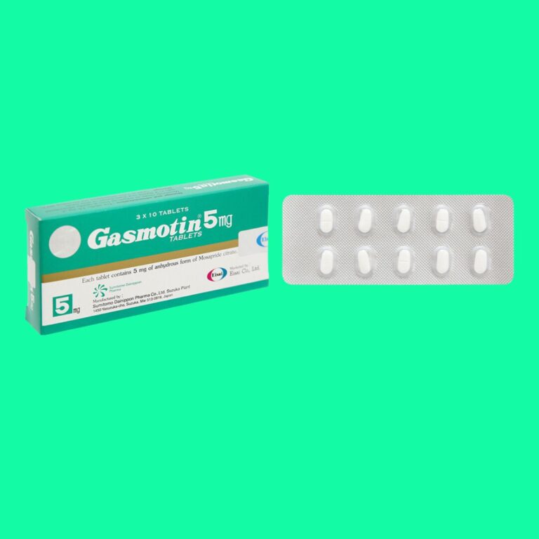 Thuốc Gasmotin 5mg điều trị các chứng dạ dày - ruột - Dược sĩ Lưu Văn Hoàng