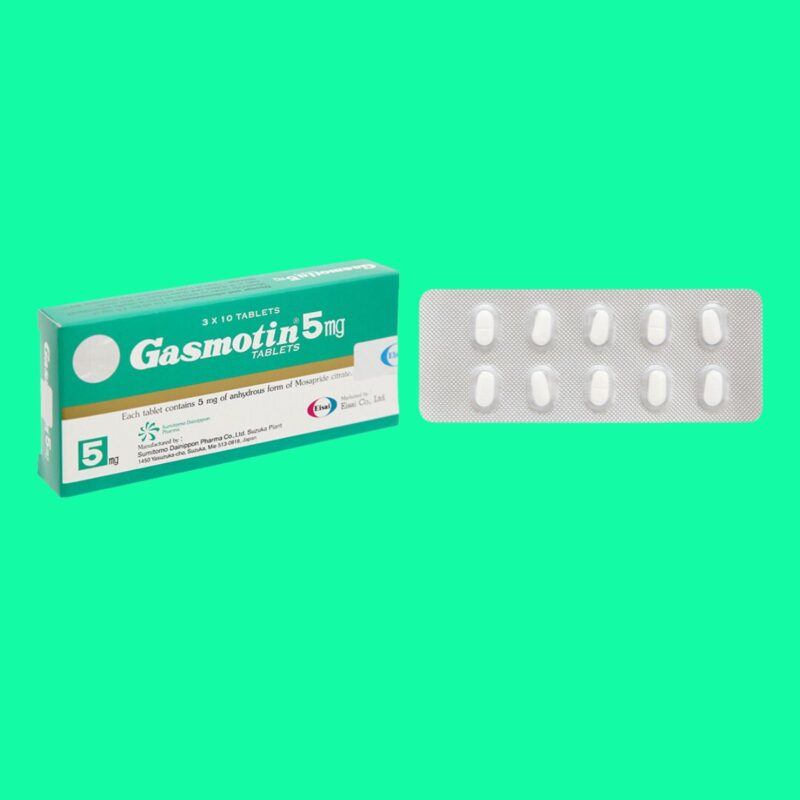 Thuốc Gasmotin 5mg điều trị các chứng dạ dày - ruột - Dược sĩ Lưu Văn Hoàng