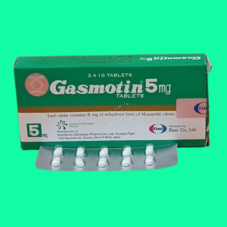 Thuốc Gasmotin 5mg điều trị các chứng dạ dày - ruột - Dược sĩ Lưu Văn Hoàng