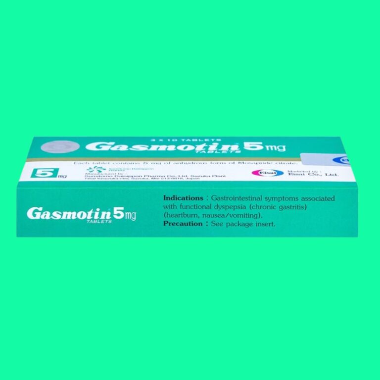 Thuốc Gasmotin 5mg điều trị các chứng dạ dày - ruột - Dược sĩ Lưu Văn Hoàng