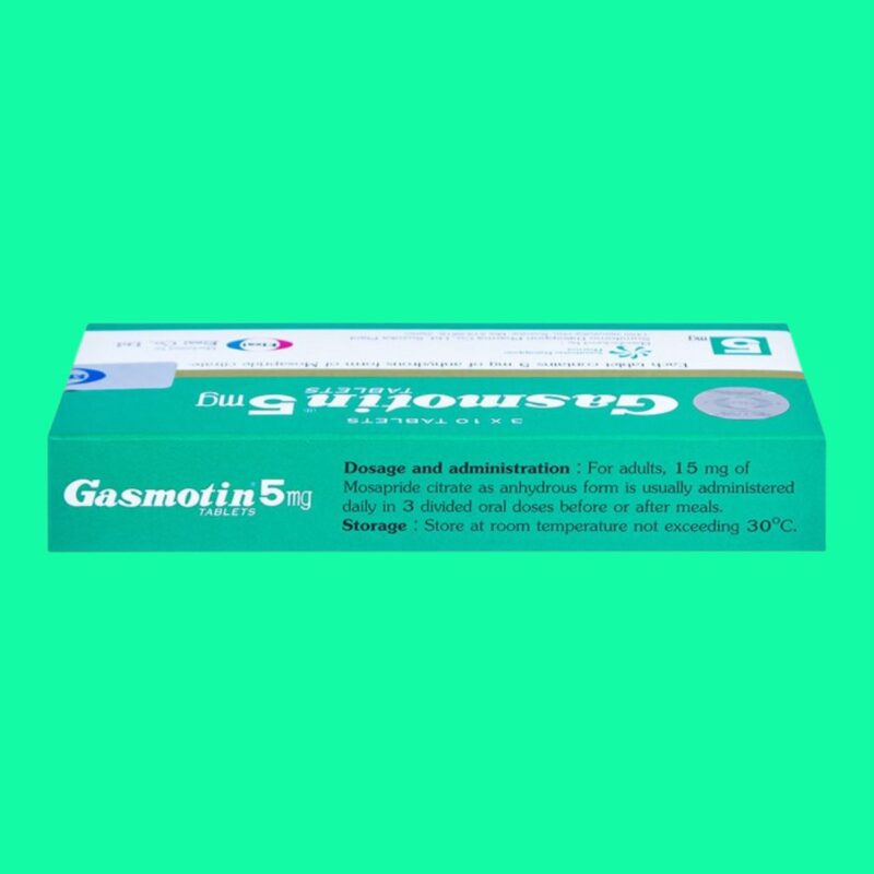 Thuốc Gasmotin 5mg điều trị các chứng dạ dày - ruột - Dược sĩ Lưu Văn Hoàng