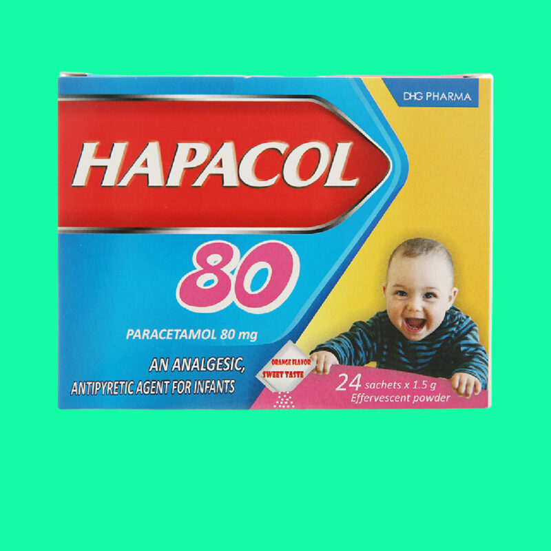 Thuốc Hapacol 80 – Thuốc hạ sốt, giảm đau cho trẻ -Dược sĩ Lưu Văn Hoàng