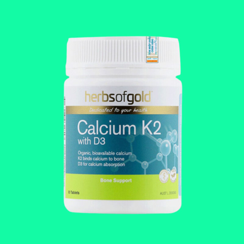 Thuốc Herbs Of Gold Calcium K2 with D3 - Bổ sung canxi cho mẹ bầu ...