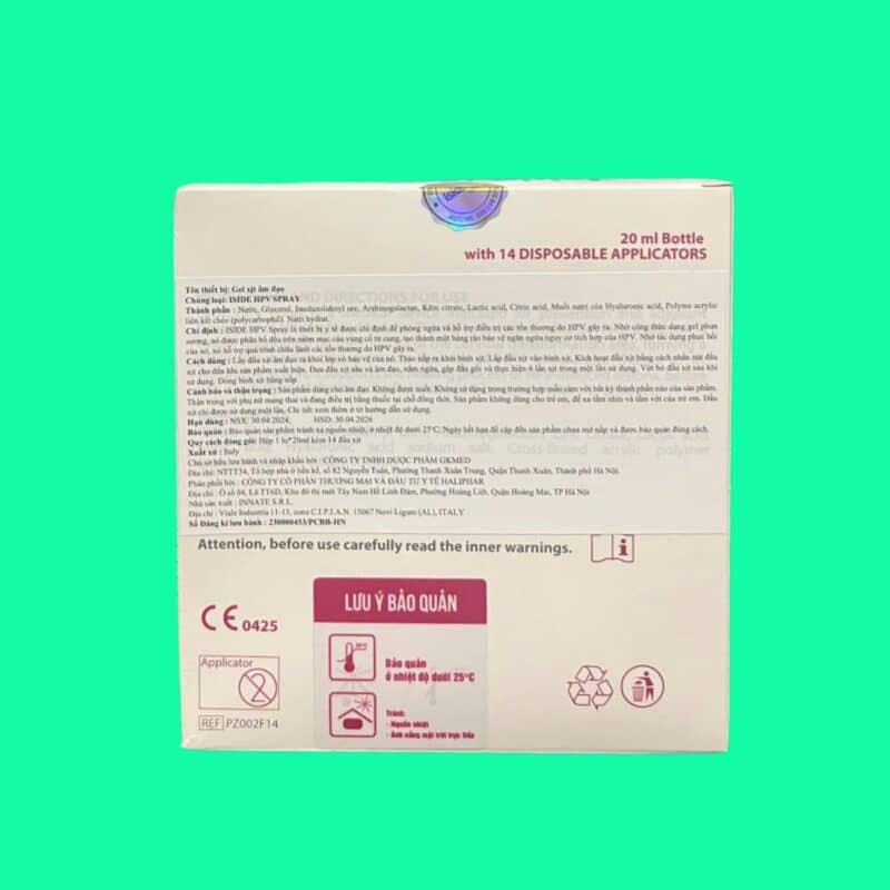 Thuốc xịt Iside HPV Spray đào thải HPV - Dược sĩ Lưu Văn Hoàng