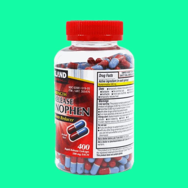 Kirkland Extra Strength Acetaminophen 500mg giảm đau hạ sốt hiệu quả ...