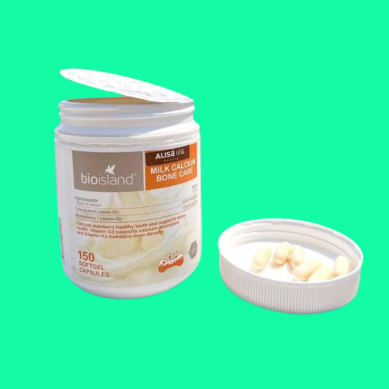 Thuốc Milk Calcium Bone Care Bio Island (Lọ 150 viên) - Hỗ trợ bổ sung ...