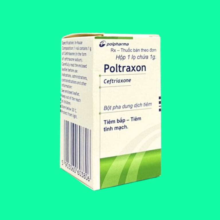 Thuốc Poltraxon 1g - Thuốc tiêm điều trị nhiễm khuẩn nặng - Dược sĩ Lưu ...