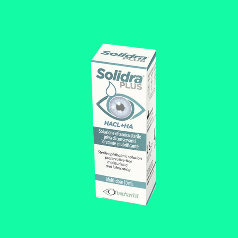 Nước mắt nhân tạo Solidra Plus 10ml - Giảm khô mắt, mỏi mắt - Dược sĩ Lưu Văn Hoàng