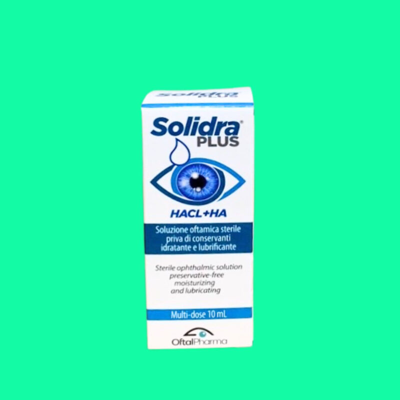 Nước mắt nhân tạo Solidra Plus 10ml - Giảm khô mắt, mỏi mắt - Dược sĩ Lưu Văn Hoàng