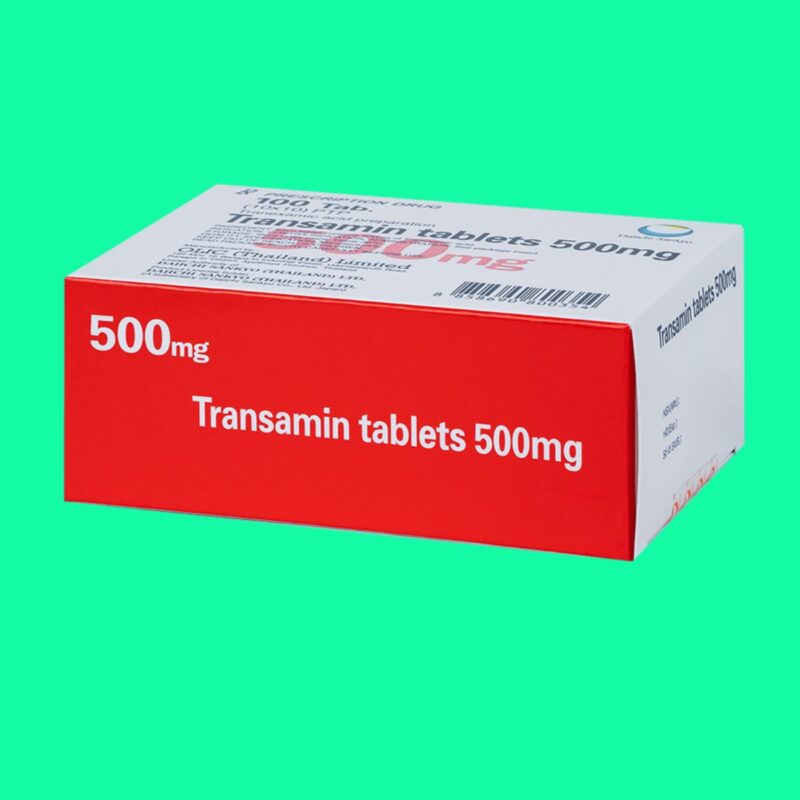 Thuốc Transamin Tablets 500mg điều trị chảy máu - Dược sĩ Lưu Văn Hoàng