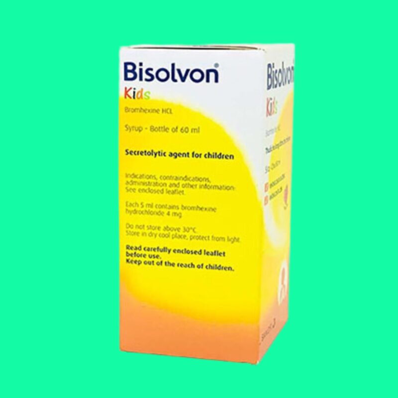 Bisolvon Kids giảm độ quánh của đờm, giúp thông mũi-Dược sĩ Lưu Văn Hoàng