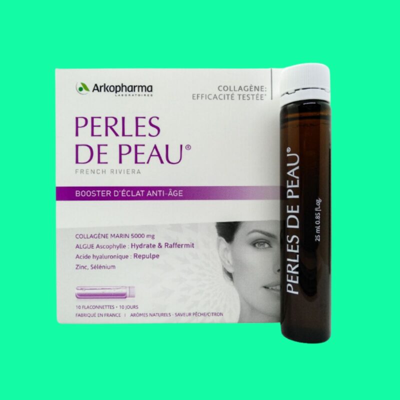 Collagen Perles De Peau (10 ống) chống lão hóa da - Dược sĩ Lưu Văn Hoàng