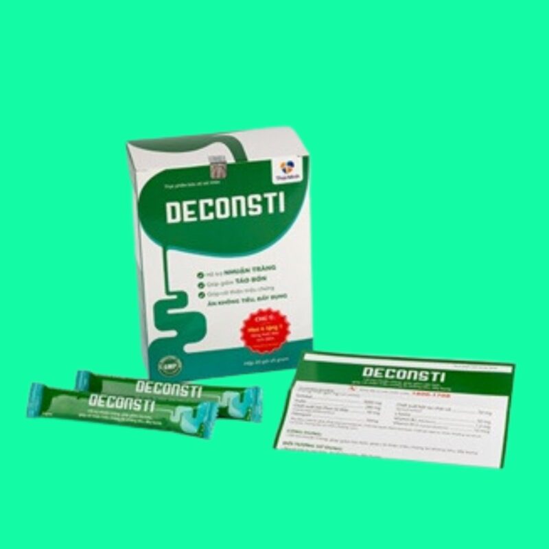 Thuốc Deconsti nhuận tràng, giảm táo bón - Dược sĩ Lưu Văn Hoàng