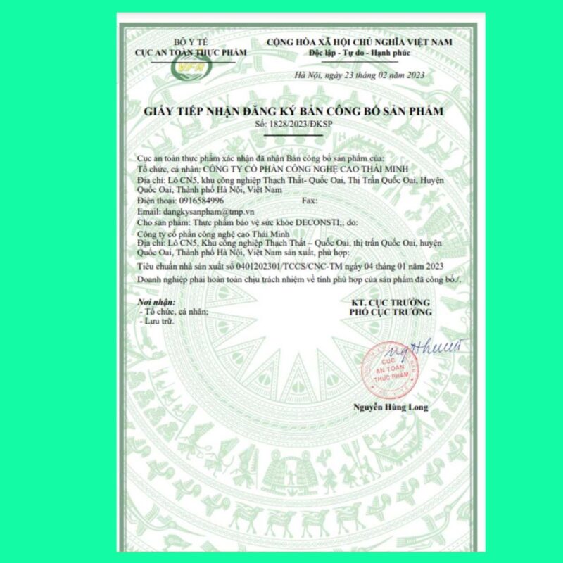 Thuốc Deconsti nhuận tràng, giảm táo bón - Dược sĩ Lưu Văn Hoàng