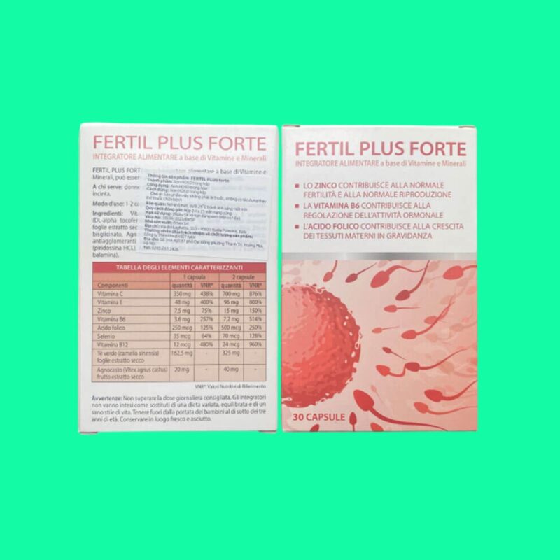 Thuốc Fertil Plus Forte là thuốc gì, giá bao nhiêu? - Dược sĩ Lưu Văn Hoàng